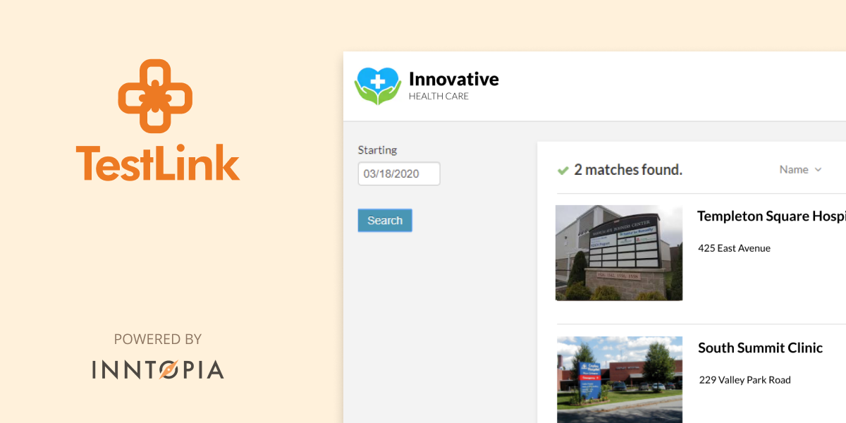 TestLink - COVID-19 Testing Appointment Platform